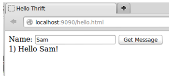 15 Apache Thrift and JavaScript · Programmer's Guide to Apache Thrift