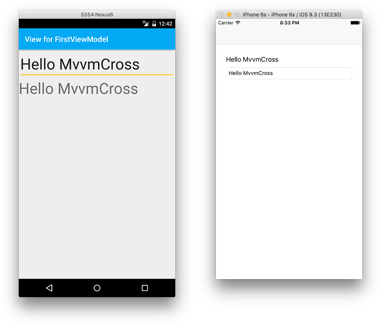 2 Hello MVVM—creating a simple cross-platform app using MVVM · Xamarin in Action: Creating ...