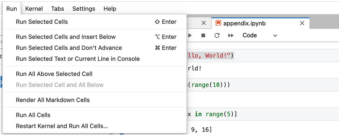 Appendix C. Using Jupyter Notebook: A web-based interactive Python ...