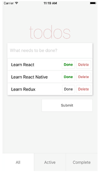 3 Building your first React Native app · React Native in Action