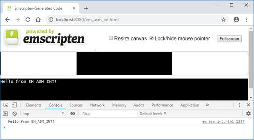 C Emscripten Macros · WebAssembly in Action: With examples using C++ and Emscripten