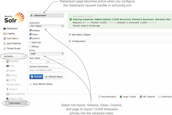 Appendix C. Useful data import configurations · Solr in Action