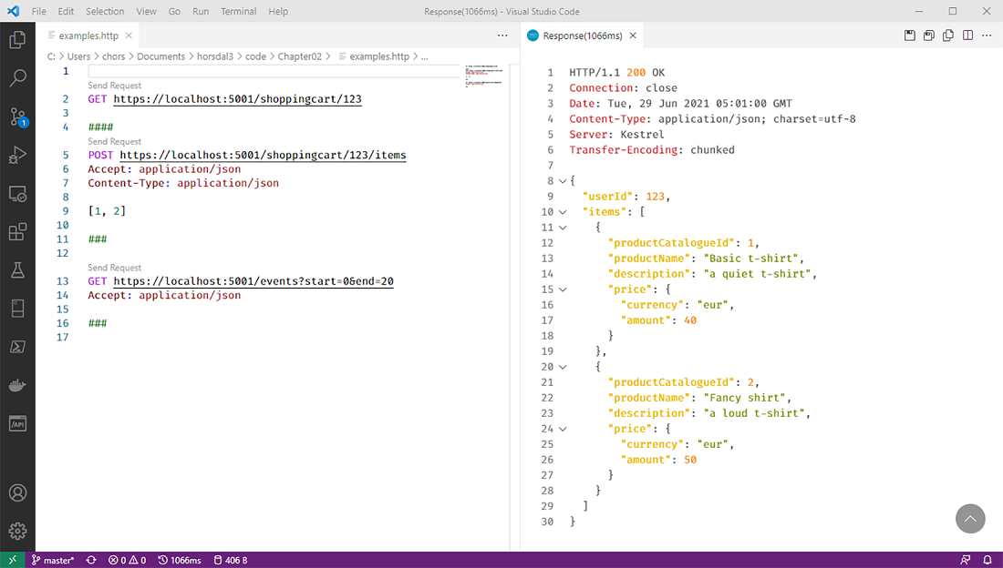 appendix A. Development environment setup · Microservices in .NET, 2e