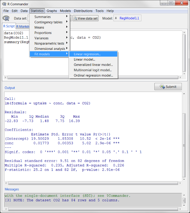 Appendix A. Graphical user interfaces · R in Action, Third Edition ...