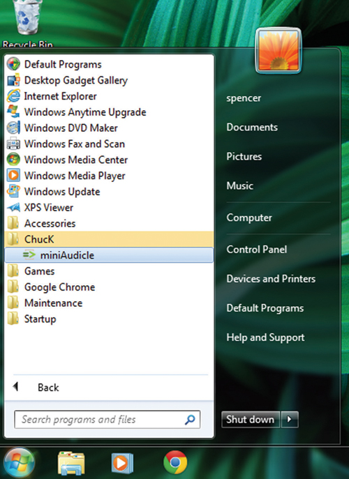 Appendix A. Installing ChucK and miniAudicle · Programming for Musicians and Digital Artists ...