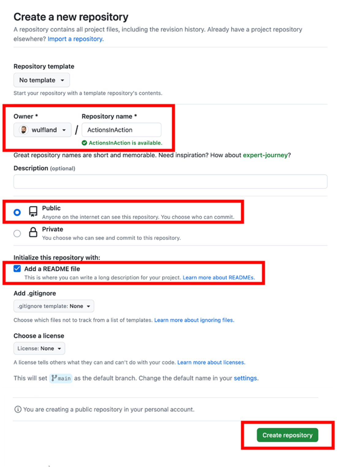 2 Hands-on: My first Actions Workflow · GitHub Actions in Action