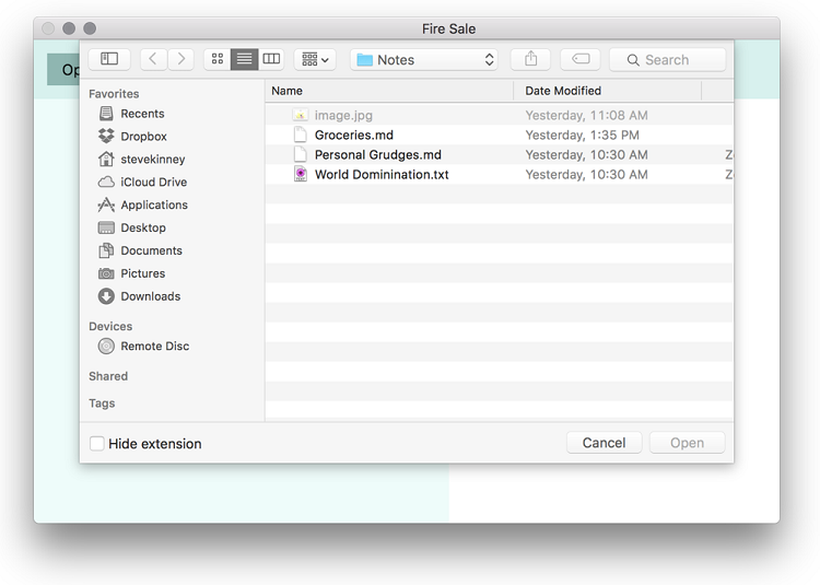 4 Using Native File Dialogs and Facilitating Inter-Process ...