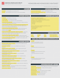 D MongoDB and Mongoose Cheatsheet · React Quickly: Painless web apps ...