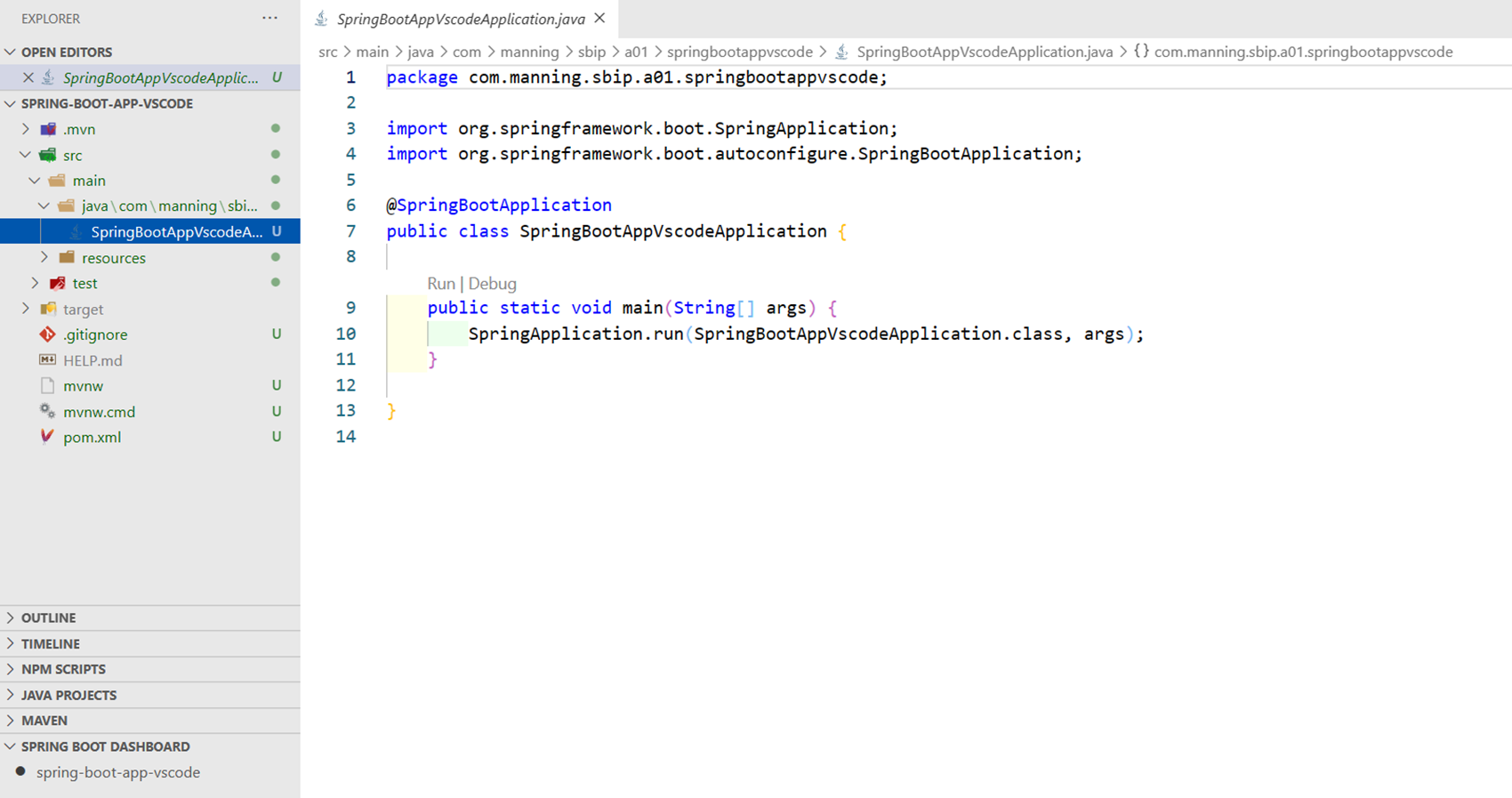 Appendix A. Generating and building Spring Boot projects · Spring Boot in Practice