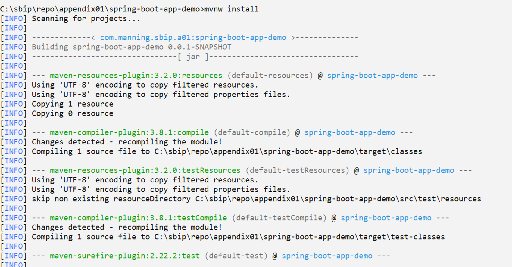 Appendix A. Generating and building Spring Boot projects · Spring Boot in Practice