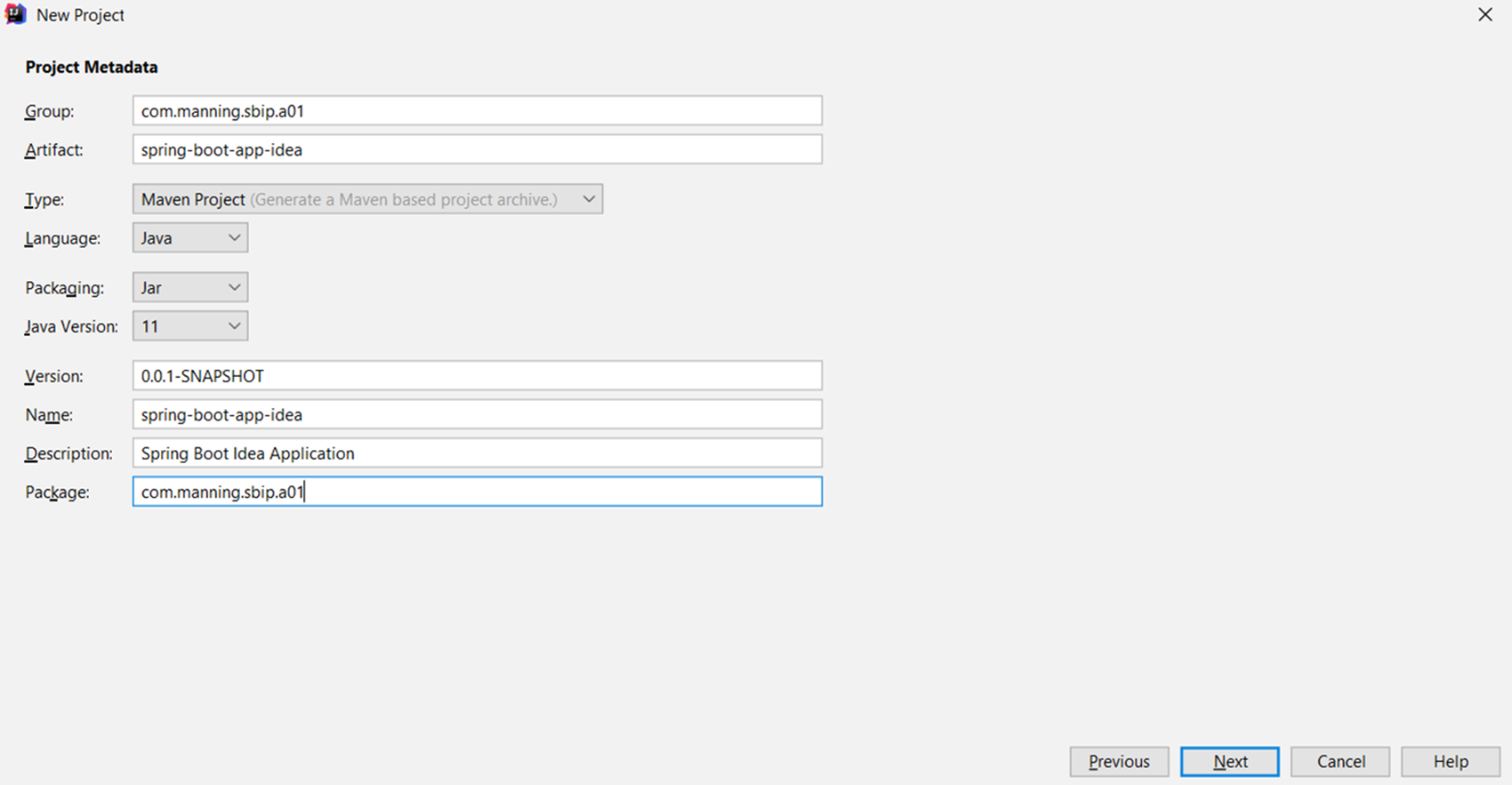 Appendix A. Generating and building Spring Boot projects · Spring Boot in Practice
