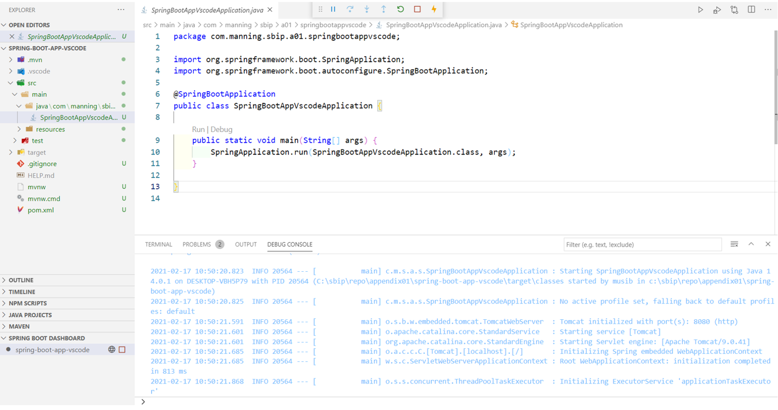 Appendix A. Generating and Building Spring Boot Projects · Spring Boot ...