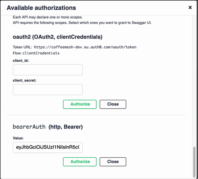 Appendix C Api Authorization Using An Identity Provider · Microservice 2627