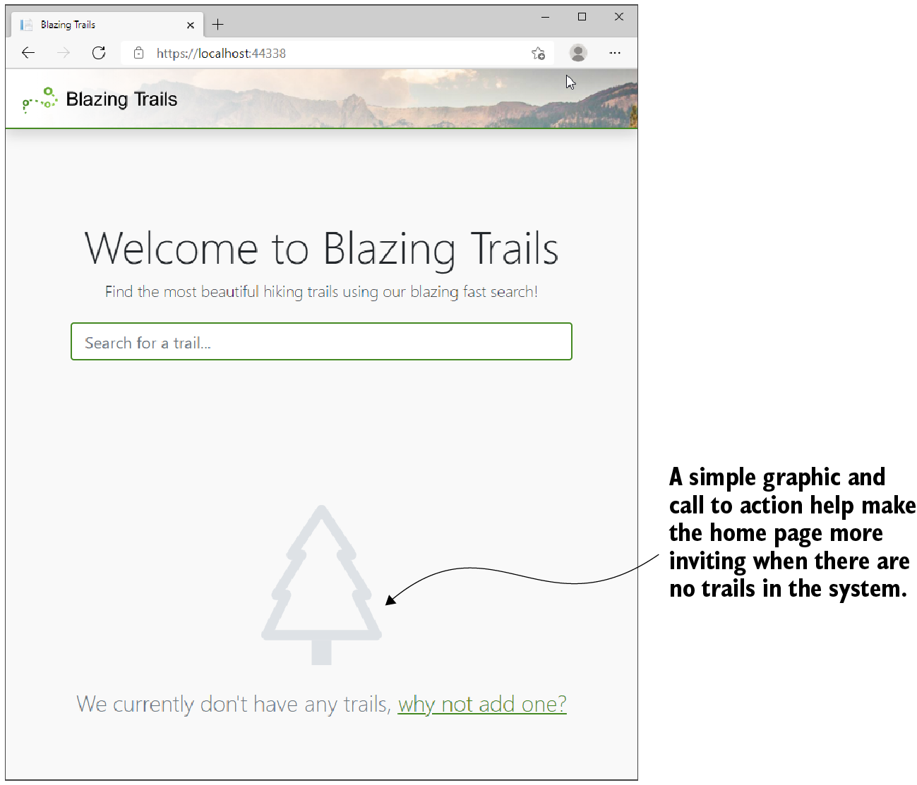 Appendix B. Updating existing areas to use the API · Blazor in Action