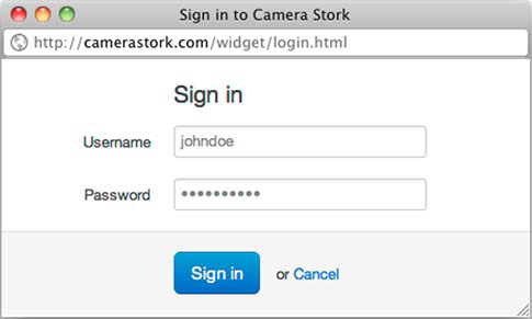 Chapter 6. Authentication and sessions · Third-Party JavaScript