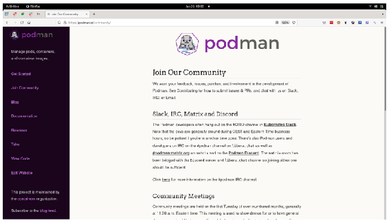 Appendix D Contributing To Podman · Podman In Action Meap V08 8025