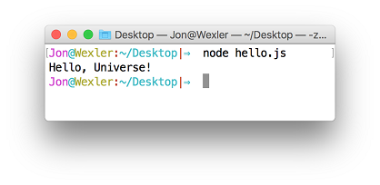 2 Running a Node.js application · Get Programming with Node.js